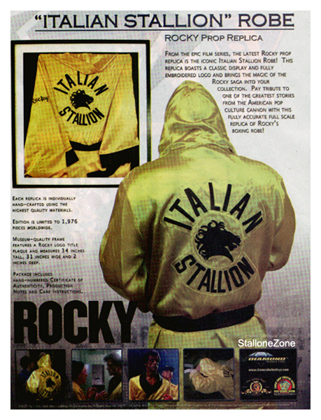 Rocky Italian Stallion Logo Peignoir Rocky Balboa Top