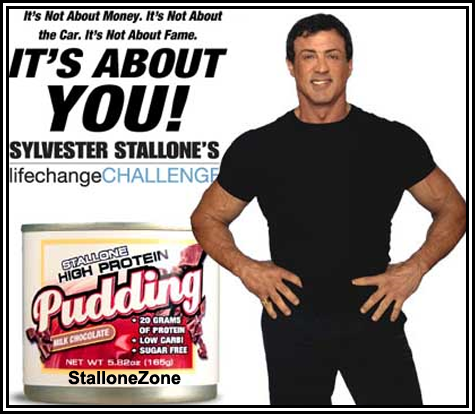 Sylvester Stallone Pudding… – Craig Zablo's StalloneZone