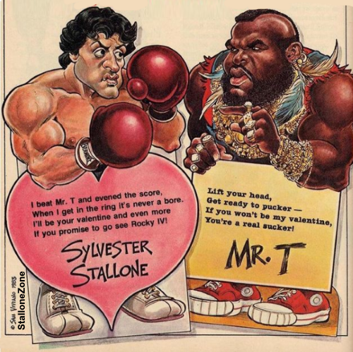 Happy Valentine’s Day from Sly, Mr. T and Sam Viviano! – Craig Zablo's ...