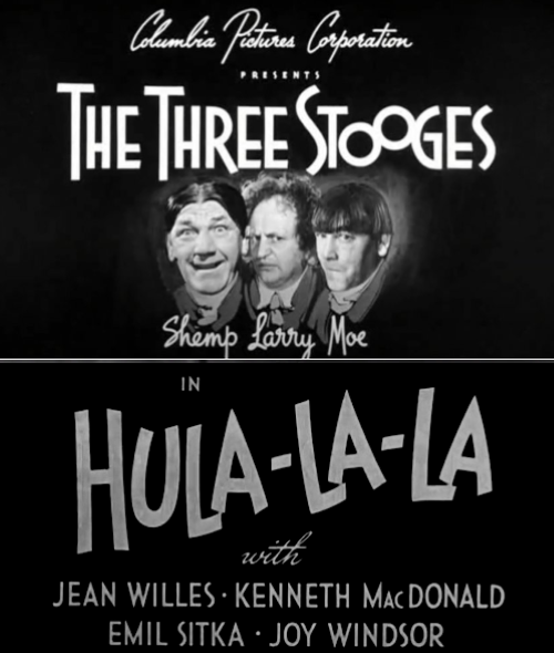“Hula-La-La” (1951) starring The Three Stooges / Z-View – Craig Zablo